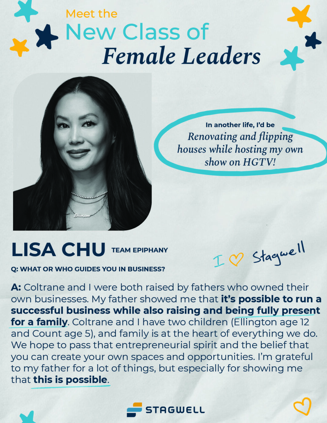 Stagwell | Meet the New Class of Female Leaders: Lisa Chu, Co-CEO at ...